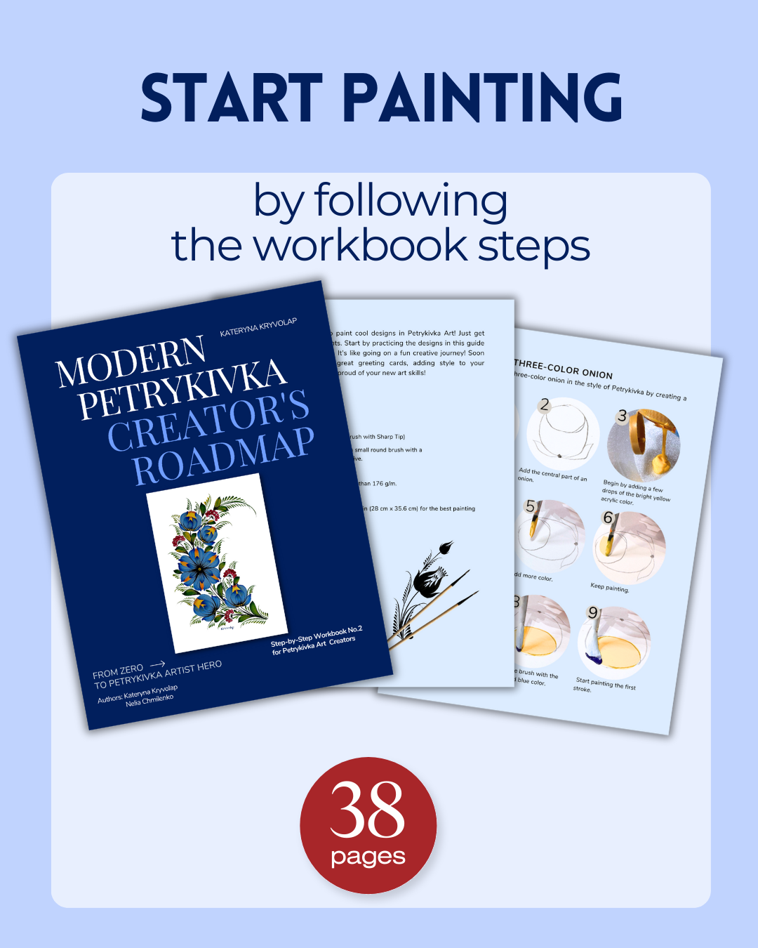 Step by Step Digital Workbook №2 "Modern Petrykivka Creator's Roadmap ...